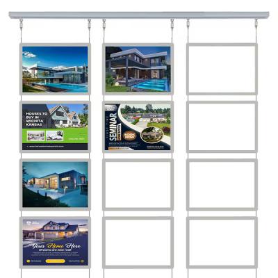 Caja de luz de cristal LED personalizada 80000hr Cajas de luz de publicidad con retroiluminación acrílica clara