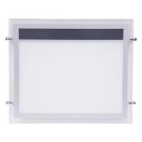 Quality SMD LED Crystal Light Box Silver Advertising Neon Box 2835 LED Strip Acrylic for sale