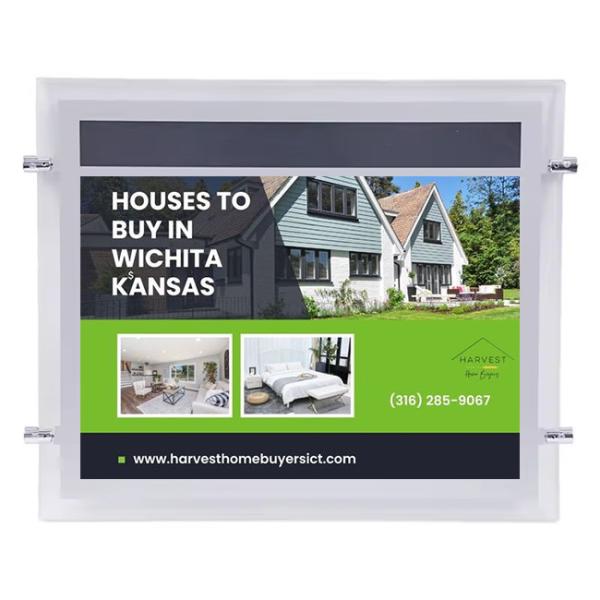 Quality Commercial LED Crystal Light Box Acrylic LED Display Screen Advertising Light Boxes for sale