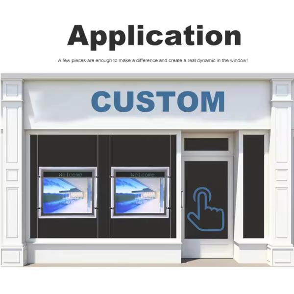 Quality Real Estate Crystal Light Box Advertising Display Led Screen Sign Board RoHS for sale