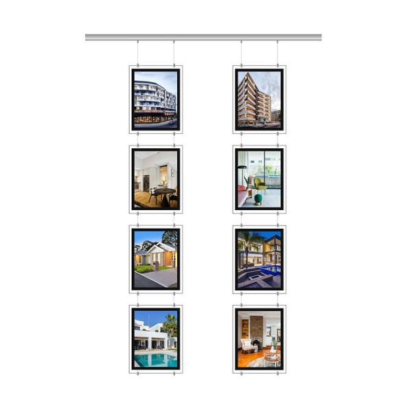 Quality Acrylic Panel Crystal Light Box 6W - 10W Real Estate Window Display 5000Lux Brightness for sale