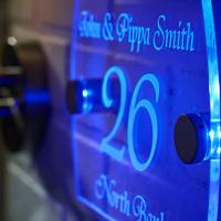 Quality Acrylic Backlit 3d Led Acrylic Signage Odm Sign Outdoor Advertising Blue for sale