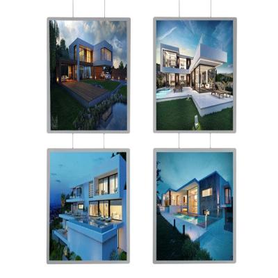 Cina Display di alluminio immobiliare Light Box Frame retroilluminato Acrilico pubblicitario Crystal Lightbox in vendita