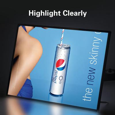 China Ultra-Thin Glass LED Light Box High Definition LED Light Box for sale