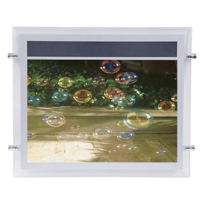 Boîte de lumière à cristaux à face unique personnalisable DC12V DC24V