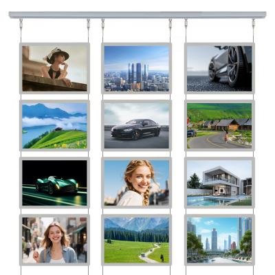 Китай Специальное кристаллическое светодиодное освещение 80000hr Прозрачные акриловые рекламные световые ящики продается