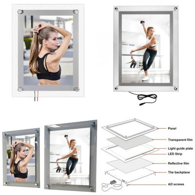 Cina BD-A4 Crystal LED Light Box per manifesti sostitutivi in vendita