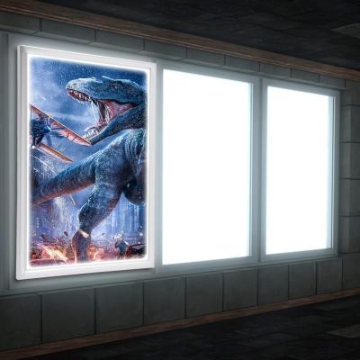 中国 LEDバックライト映画ポスターフレーム ライトボックス アート 画像 ライトボックス サイン 販売のため