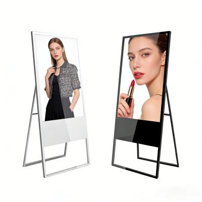 China Wall-Mounted Digital Signage with 2500 cd Brightness and Remote Content Management for Advertising Display for sale