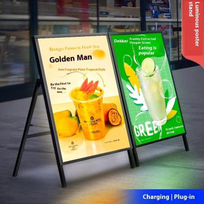 China LED Advertising Light Box Double-Sided Poster Floor-Standing for sale