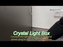 Экспозиционный дисплей Ultra Slim A4 Light Box Backlit Acrylic Panel Display Crystal Light Box с входным напряжением DC12V DC24V