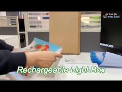 double-sided led display board a4 light box for rechargeable light box