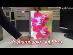 convenient flexible adverting rechargeable light boxes 2500 lux