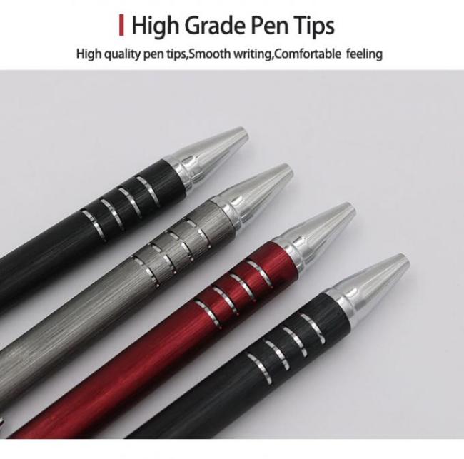 Classic Metal Ballpoint Pen Aluminum Promotion Logo Press Ball Pen 5