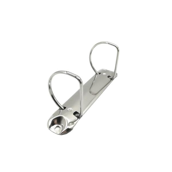 Quality A4 D Ring Binder Mechanism Metal 2 Ring Binder Clip Silver Stationery Accessory for sale