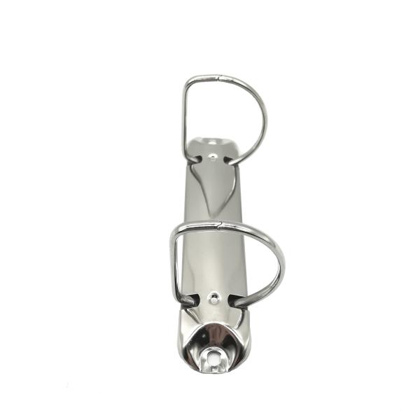 Quality A4 D Ring Binder Mechanism Metal 2 Ring Binder Clip Silver Stationery Accessory for sale