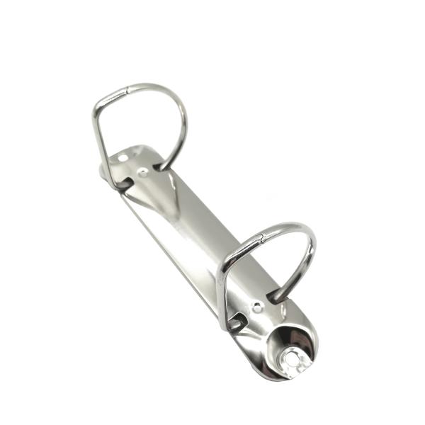 Quality A4 D Ring Binder Mechanism Metal 2 Ring Binder Clip Silver Stationery Accessory for sale