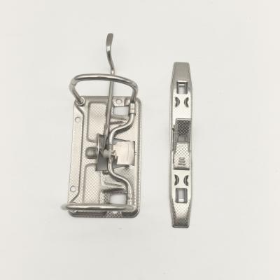 China 2 Inch Lever Arch Clips Metal File Mechanism 55mm LA055 For Office Stationery for sale