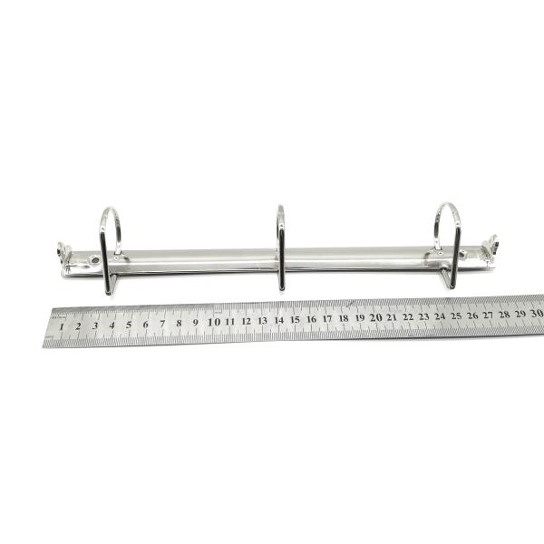 Quality Slant D shape 3 Rings Binder clip 1.5 inch Silver A4 Ring Binder Mechanism for for sale