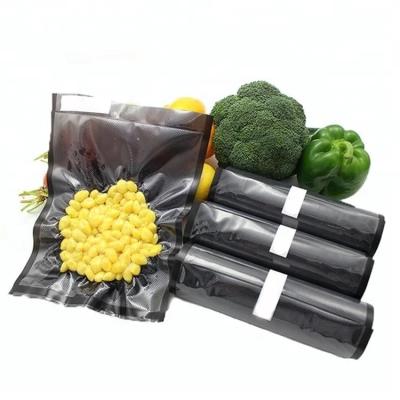 China Il nero ha impresso le borse d'imballaggio sotto vuoto rotola l'imballaggio per alimenti fresco su for sale