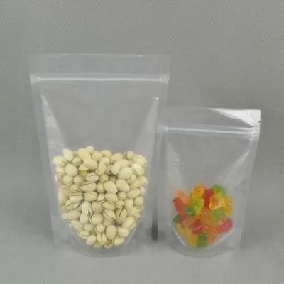 Cina L'imballaggio per alimenti PET/PE trasparente sta sul sacchetto con la chiusura lampo 120UM in vendita
