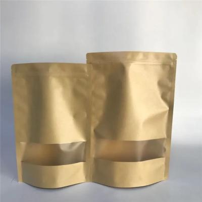 Cina Della chiusura lampo del supporto borsa di carta kraft del sacchetto su con la guarnizione del bordo della tacca 10mm dello strappo in vendita