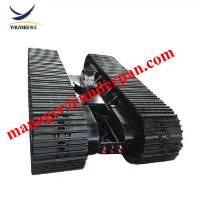 Cina Sistema d'acciaio del telaio della pista del cingolo idraulico per escavatore mobile della piattaforma di produzione del frantoio il mini in vendita
