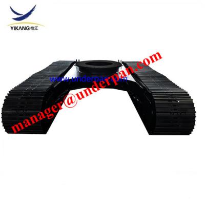 Cina Produttore d'acciaio del telaio della pista del cingolo idraulico su ordinazione con il cuscinetto di vuotamento in vendita