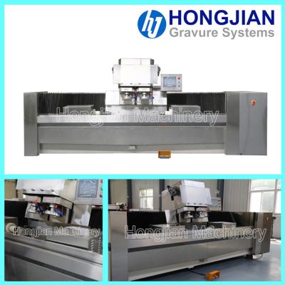 China Gravure Cylinder Copper Grinding Machine Two Head Grinding Machine Air Pressure for sale