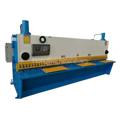 China Sheet Metal Cutting Machine Steel Plate Hydraulic Shearing Machine for Steel Base Cylinder Making for sale