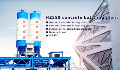 China Hot Sales Winter 50 M3/H Best Selling Engineering Fast Installation 50M3/H Construction Concrete Batching Plant 50Cbm for sale