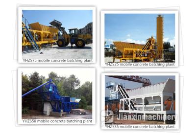 China China high quality low cost yhzs25 mobile concrete batching plant price for sale