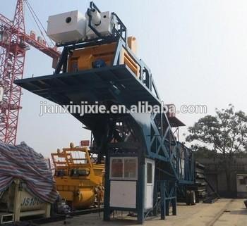 China Good after-sales warrenty yhzs50 mobile beton batching plant for sale