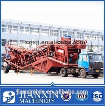 China Stable good and high quality yhzs50 mobile concrete batching mixing plant for sale for sale