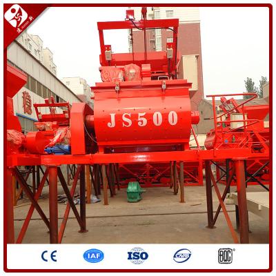 China China professional supplier on sale js500 twin shaft concrete mixer price for sale