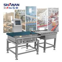 China FDA Food Grade Automatic Checkweigher Sorting Machine 0.1g Accuracy 330 Bags/Min for sale