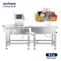 China High Precision Dynamic Checkweigher 0.05g Accuracy 180pcs/min Food Packaging Machine for sale