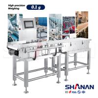 China High Precision Dynamic Checkweigher 0.05g Accuracy 180pcs/min Food Packaging Machine for sale