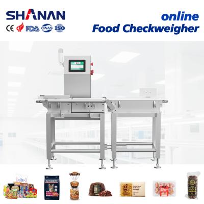 China Auto Weighing Packing Machine 500kg-800kg With Reject Function Conveyor Checkweigher for sale