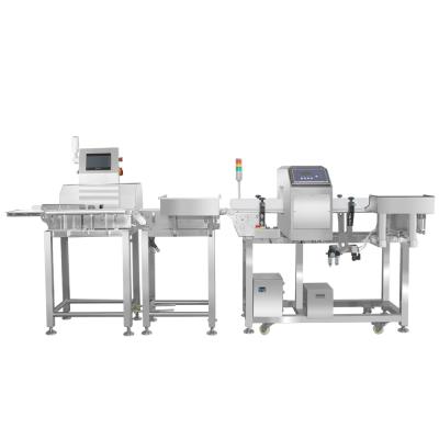 China High Precision Metal Detector With Weighing CE Approved AI Auto Reject For Food Packaging Pharma for sale