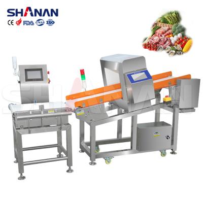 China High Precision Combo Metal Detector And Checkweigher For Sliver Checkweigher Packaging Weighing Machine for sale