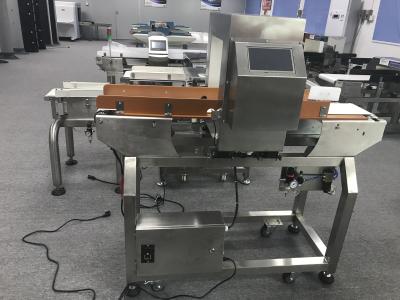 China Touch Screen Conveyor Metal Detector Equipment For Intelligent Package / Bulk Food for sale