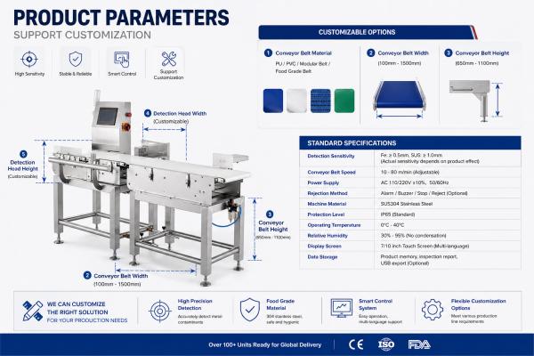 Quality Auto Weighing Packing Machine 500kg-800kg With Reject Function Conveyor for sale