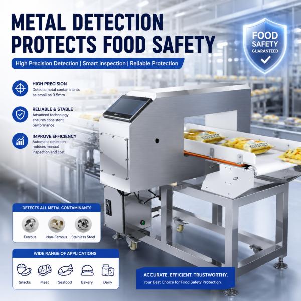 Quality All Kinds Of Metals Conveyor Food Factory Meat Food Seafood Chocolate Cookies Nuts Metal Detector High-Precision for sale