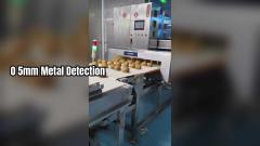 Automatic Conveyor Metal Detector 0.5mm Sensitivity Food / Cosmetic Raw Material Inspection