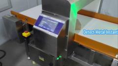 Conveyor Belt Food Grade Metal Detector High Sensitivity With Sound / Light Alarm