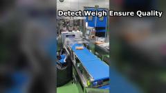 Processing Easy Operation High Speed Combo Metal Detector Checkweigher For Sliver Products
