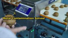 0.01g Resolution Metal Detector For Food Processing Protects Your Products From Metal Contamination