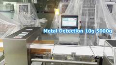 Detecting Range Of 10g 5000g Food Metal Detector Machine 1200mm X 800mm X 1200mm