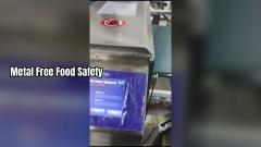 SA-990Digital Signal Food Metal Detector 50-60Hz Automatic Stop Belt Food Metal Inspection